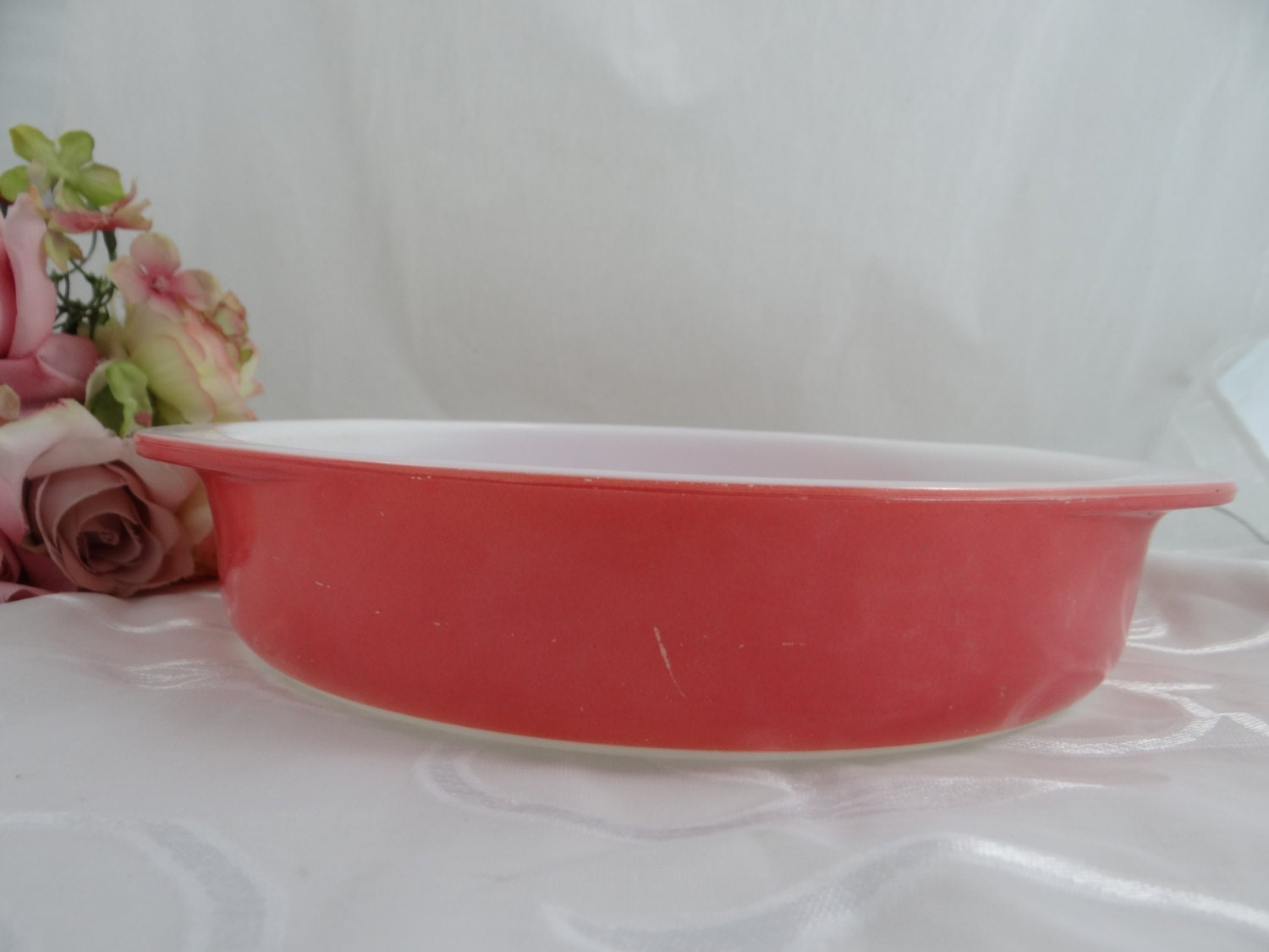 Pyrex Flamingo Pink Pyrex 8″ Baking Dish #221 – Pink Baking Dish ...