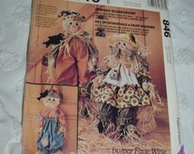 Popular items for scarecrow sewing pattern on Etsy