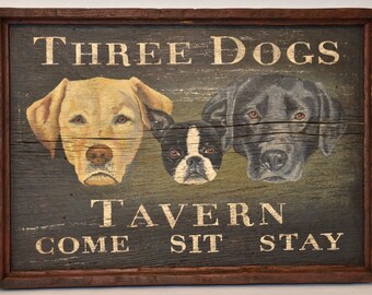 Original Hand-Painted Antique Looking Signs by WMPainterMaker