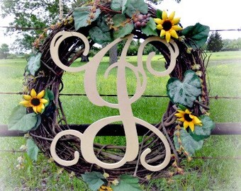 Monogram letter j | Etsy