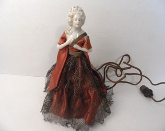 Porcelain doll lamp | Etsy
