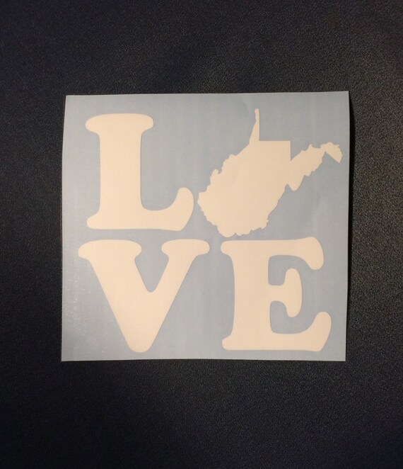 West Virginia decal WVU West Virginia car decal Vinyl