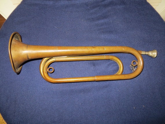 Antique Boy Scout Bugle by OldBeaverAntiques on Etsy