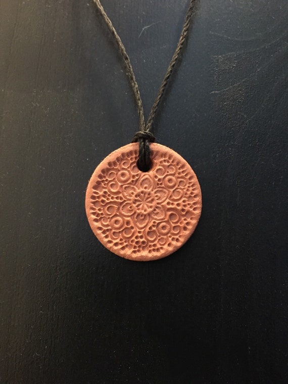 Diffuser Necklace. Clay. Aromatherapy. Essential Oils. Clay