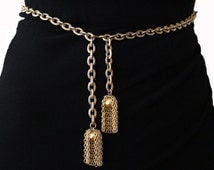 Popular items for gold chain belt on Etsy