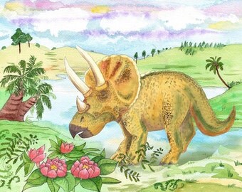 Sarah the dinosaur | Etsy