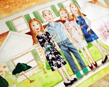 Popular items for custom house drawing on Etsy