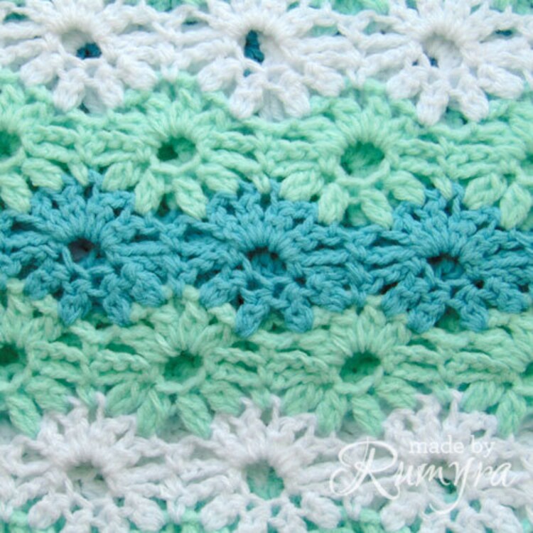 Crochet Pattern Blanket Baby's First Spring by MadeByRumyra