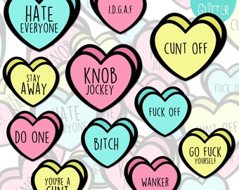 Offensive stickers | Etsy