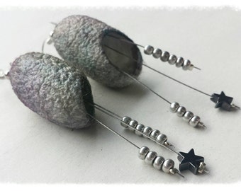 Cocoon earrings | Etsy