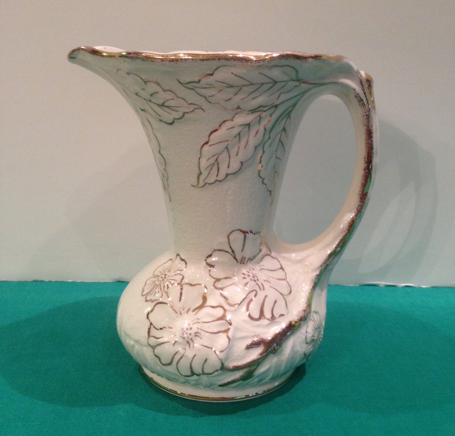 James Kent LTD Pitcher, Number 5117, Poppy 7, Longton Staffordshire ...
