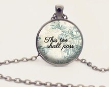 Popular items for this to shall pass on Etsy