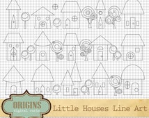 Popular items for house clip art on Etsy