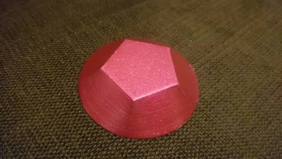 Steven Universe inspired Rose Quartz Gem 3D Printed