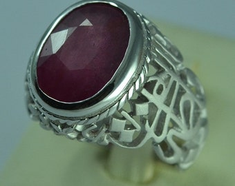 Mens ruby ring | Etsy