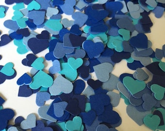 Blue confetti | Etsy