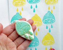 Popular items for fruit rubber stamp on Etsy