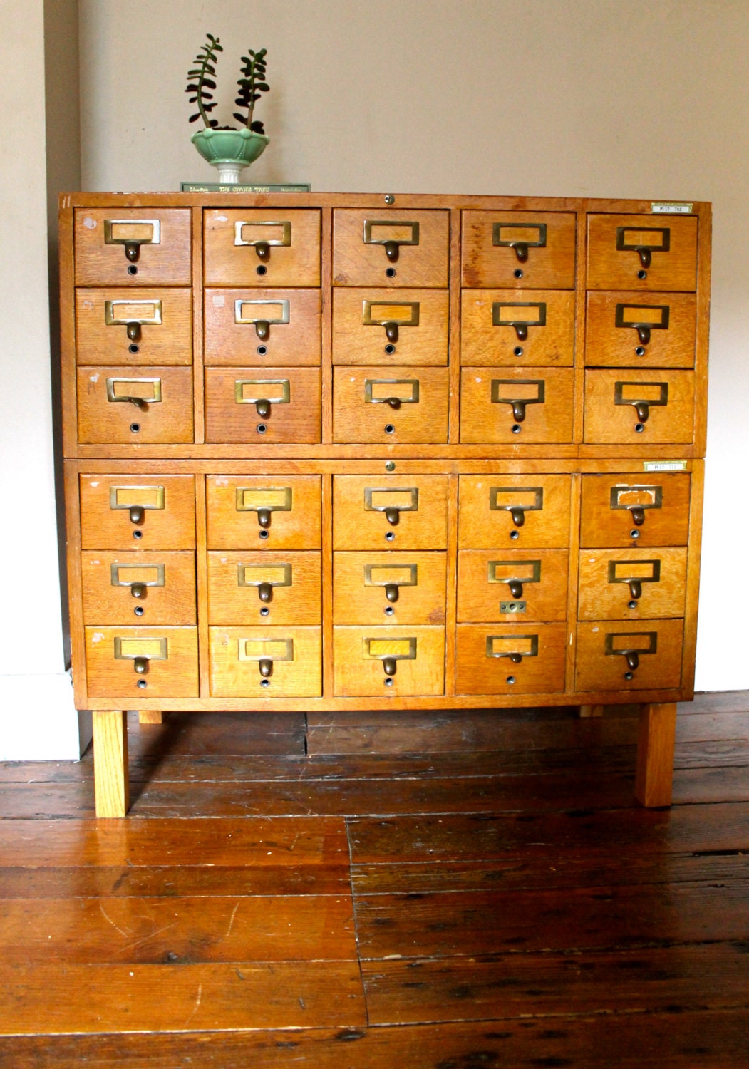 Antique Library Card Catalog File – Haute Juice