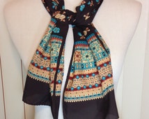 Popular items for turquoise and rust on Etsy