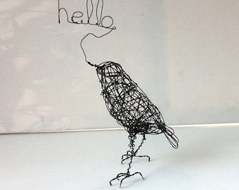Wire Animals unique sculptures made from wire. by wireanimals