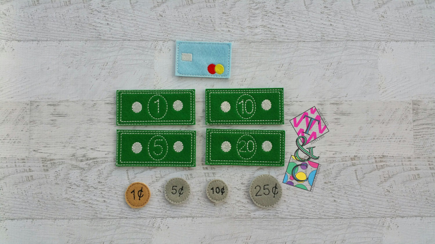 Play Money Felt Money Fake Money Kids Toys Educational