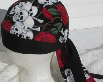 Red skull cap | Etsy