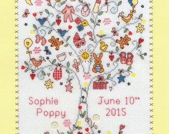 Bothy Threads Love Tree Counted Cross Stitch Kit by HixxySoft