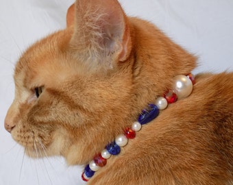 Pearl dog collar | Etsy