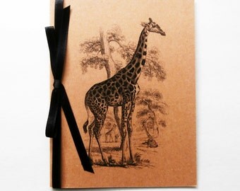 Giraffe note cards | Etsy