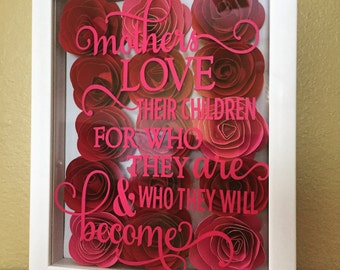 Items similar to Baby Girl Shadow Box on Etsy