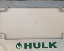 Popular items for hulk license plate on Etsy