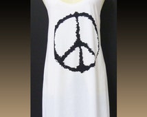 Unique peace sign dress related items | Etsy
