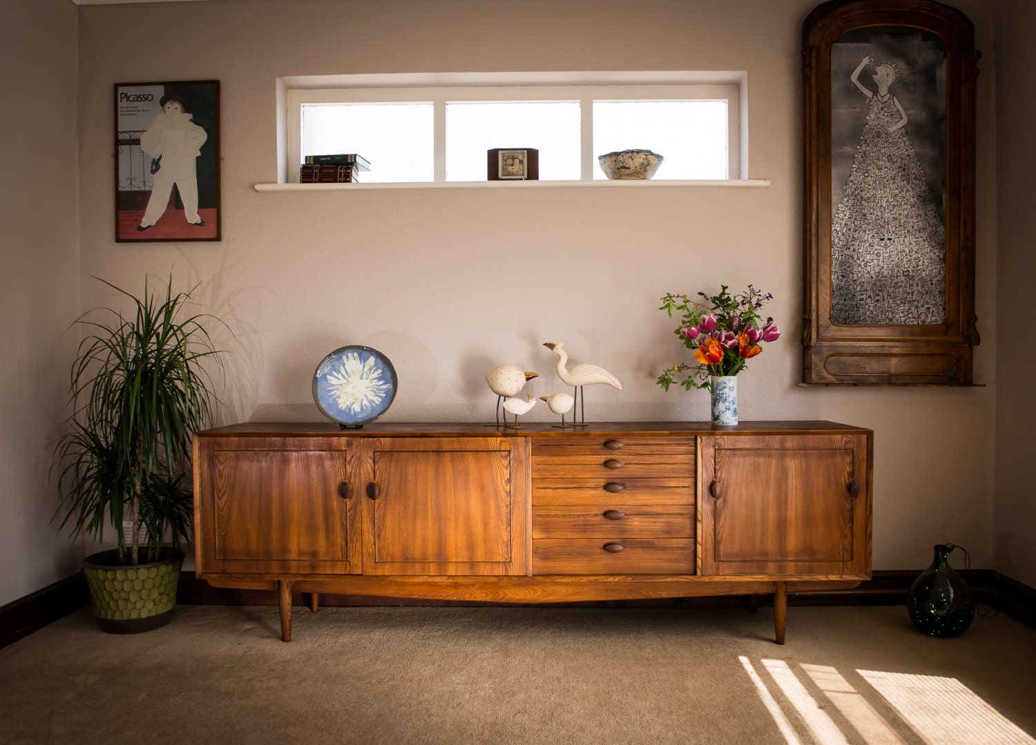 Retro vintage mid-century Scandinavian / Danish style sideboard 60’s/70 ...