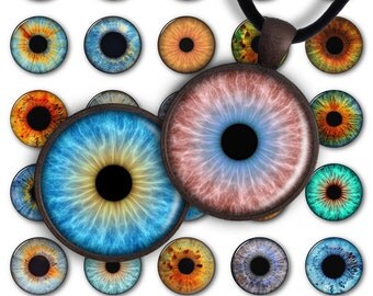 Eye collage sheet | Etsy