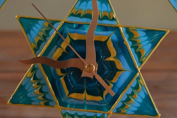 Wall Clock David Star Bat Mitzvah gift Bar Mitzvah gift