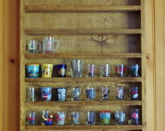 Shot glass shelf | Etsy