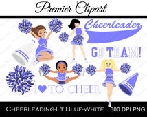 Popular items for cheerleader clipart on Etsy
