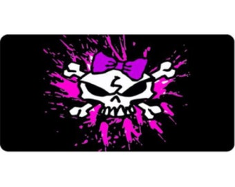 Girly license plate | Etsy