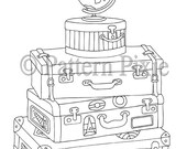 Colouring Pages for Adults and Creatives by PatternPixie on Etsy