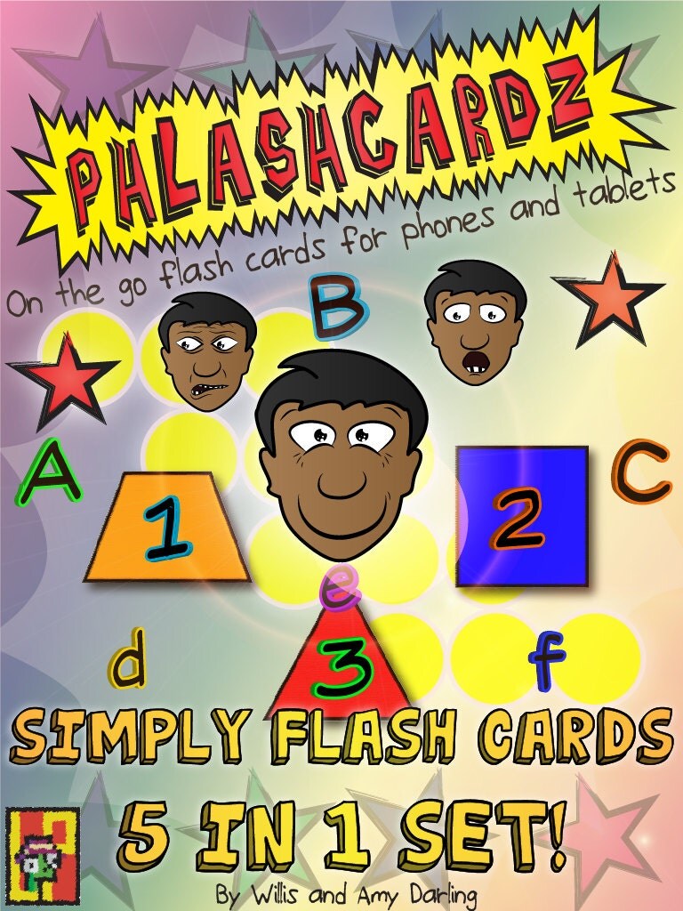 Simply Flash Cards 5 in 1 Numbers and Letters Counting