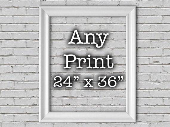 Extra Large Poster of Any Print 24x36 Inch 2x3 Foot by ChartSmart
