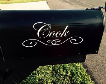 Custom mailbox label | Etsy