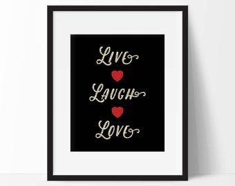 Gold glitter letters | Etsy