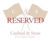 Cardinal and Straw Fine Paper Goods by cardinalandstraw on Etsy