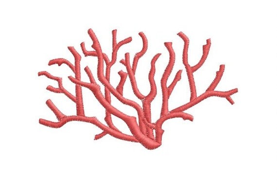 branching Coral machine embroidery design