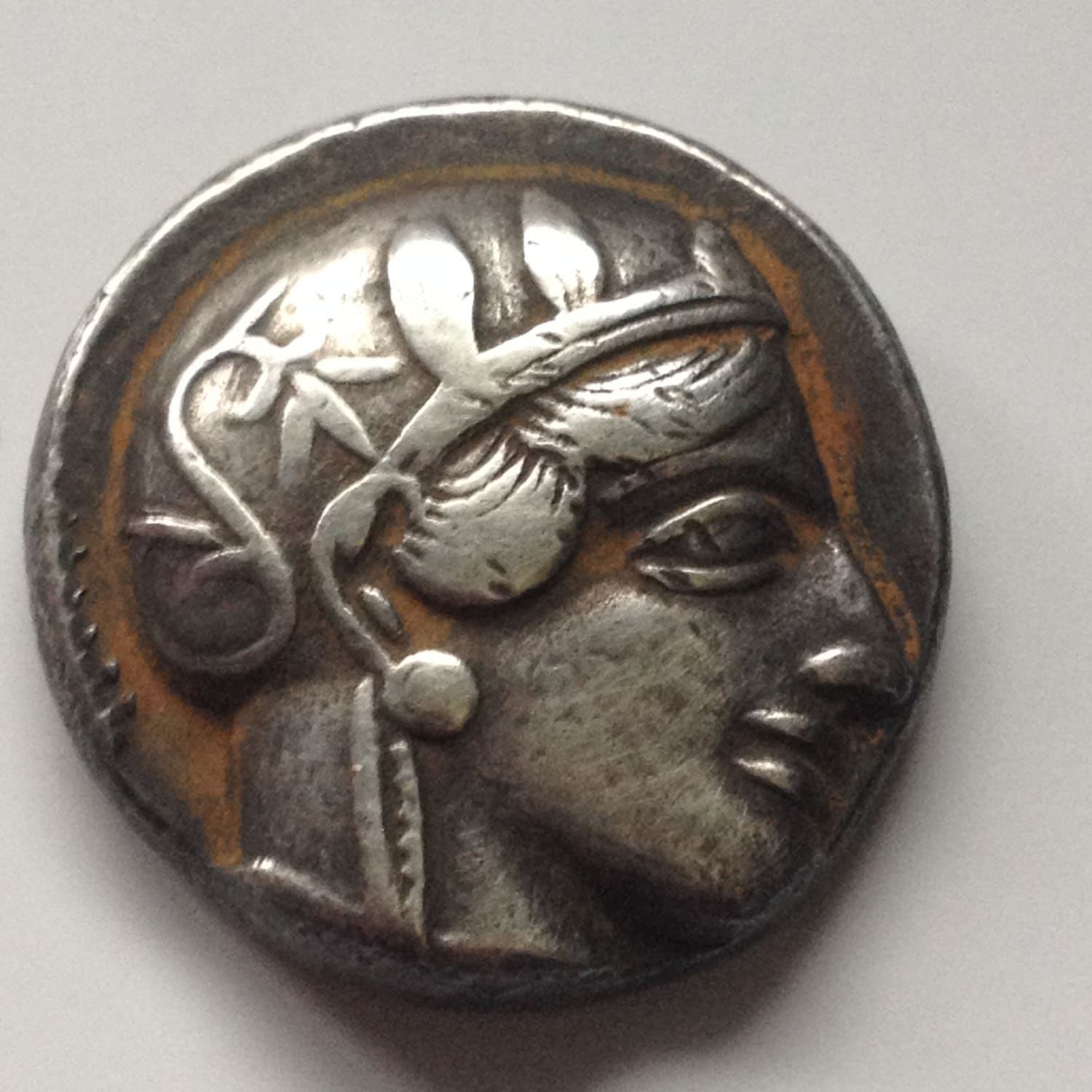 Silver Tetradrachm Athena Owl Ca. 450 BC