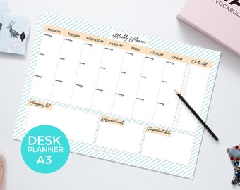 Desk planner | Etsy