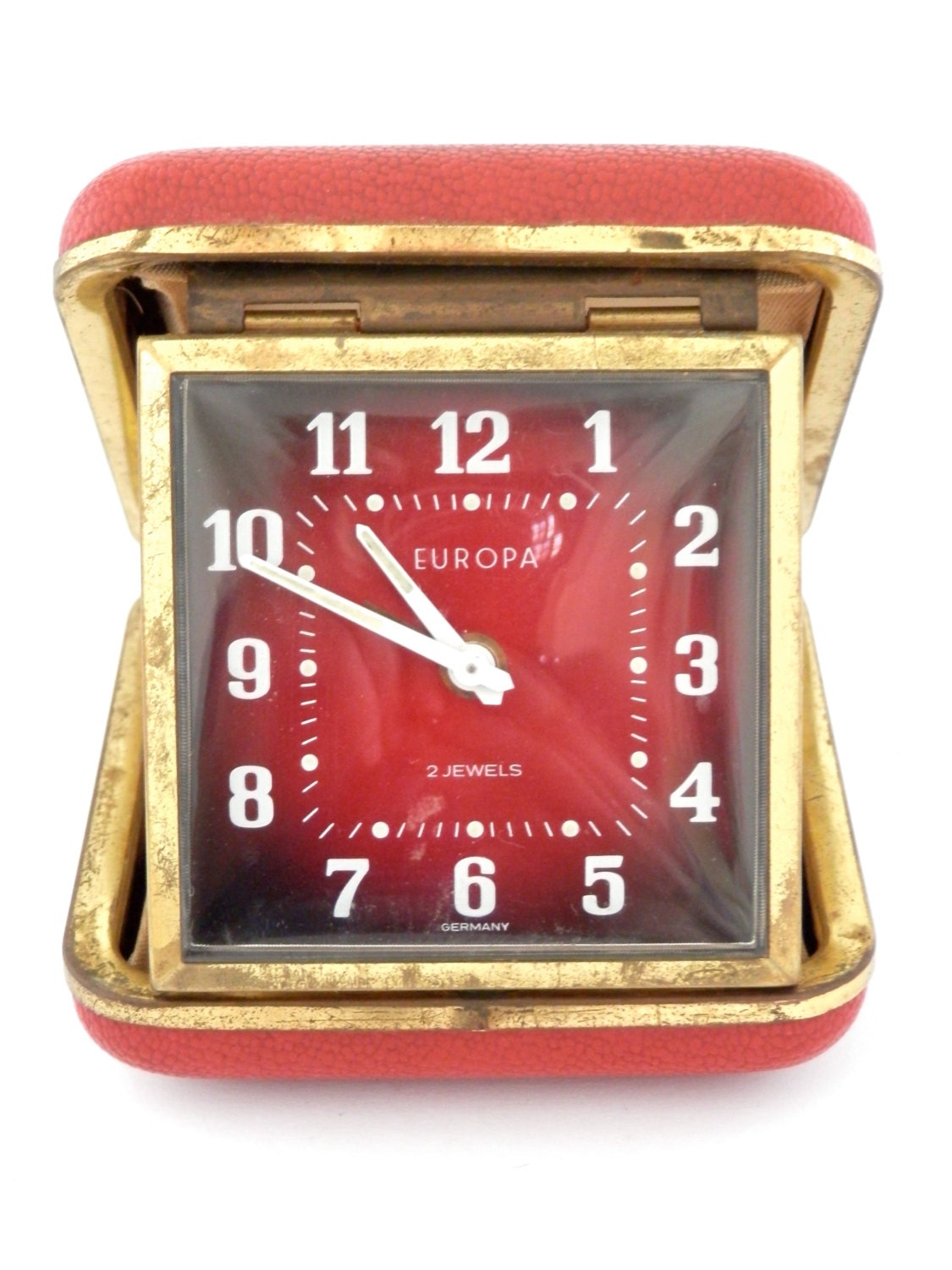 Vintage Red Travel Alarm Clock. – Haute Juice
