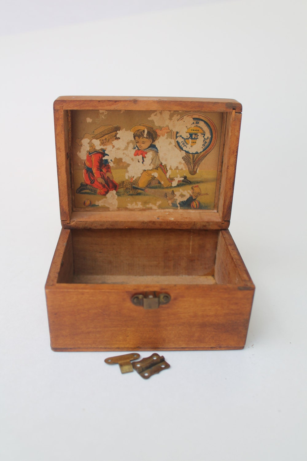 Vintage Wooden Clark’s Spool Thread Box O.N.T. Spun Cotton – Haute Juice