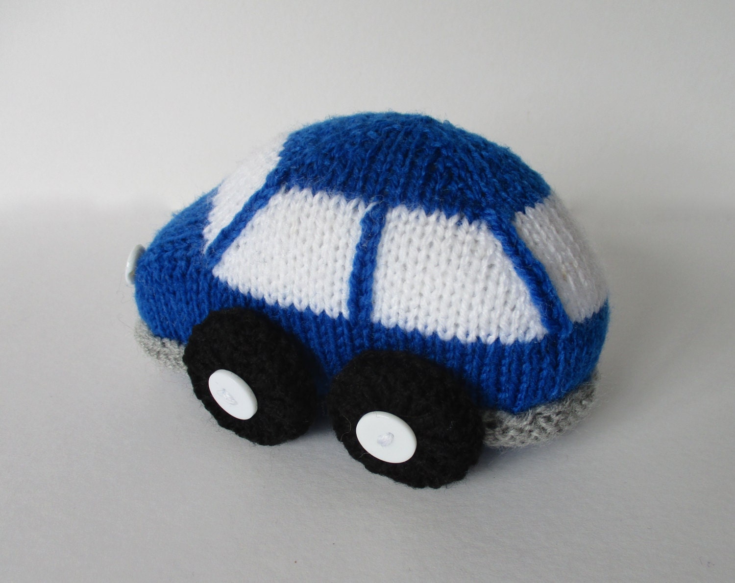 Bubble Car toy knitting pattern by fluffandfuzz on Etsy
